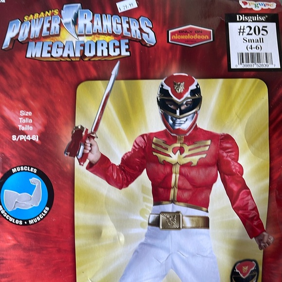 Saban Brands | Costumes | Power Rangers Megaforce Red Ranger Childrens ...
